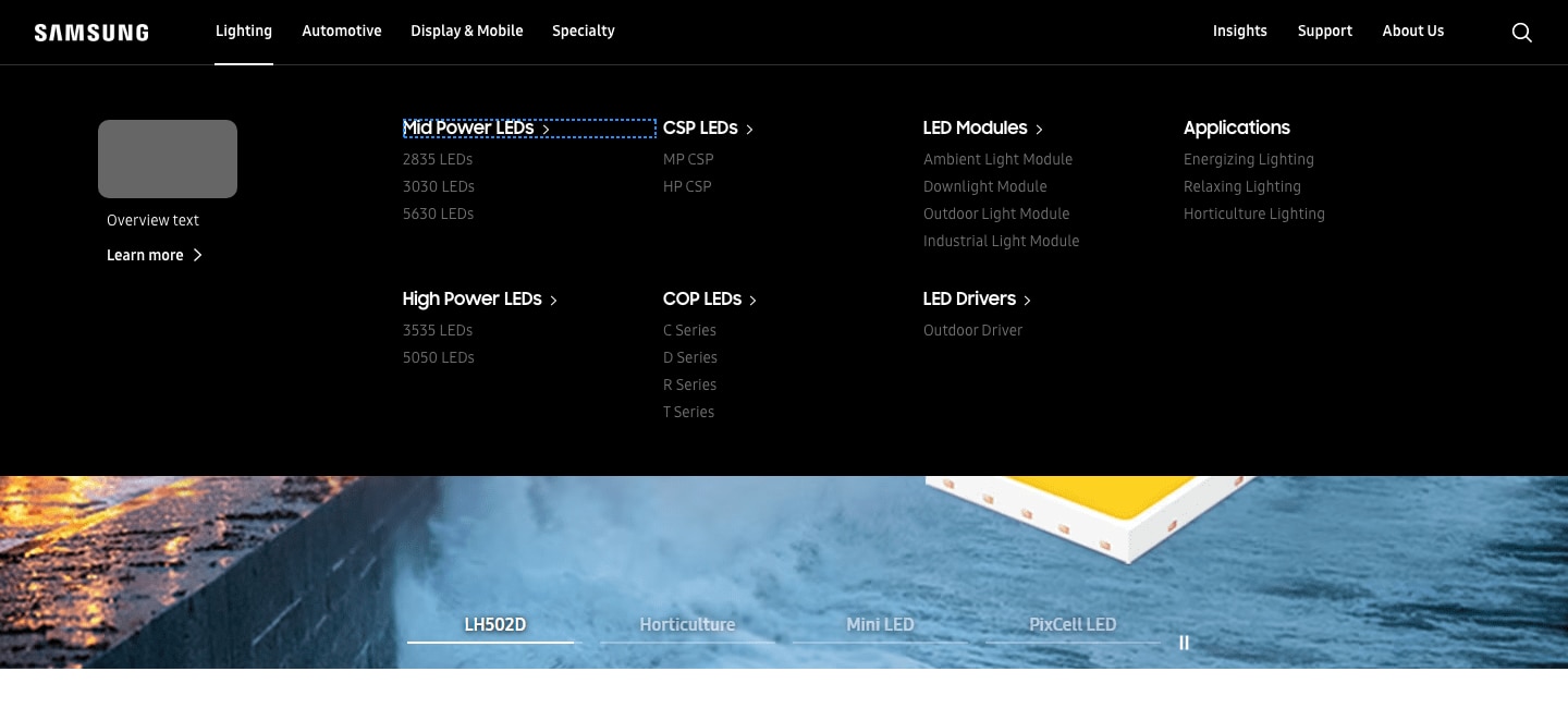 Samsung LED | LED Technology Solutions | Samsung LED Global Website