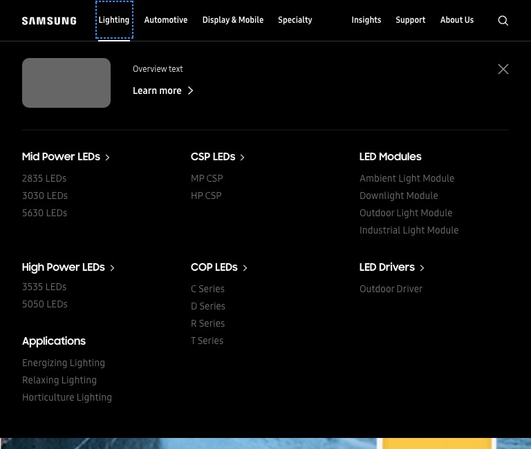 Samsung LED | LED Technology Solutions | Samsung LED Global Website