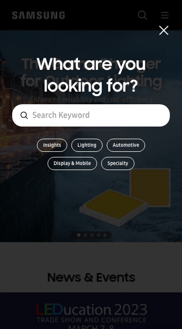 Samsung LED | LED Technology Solutions | Samsung LED Global Website